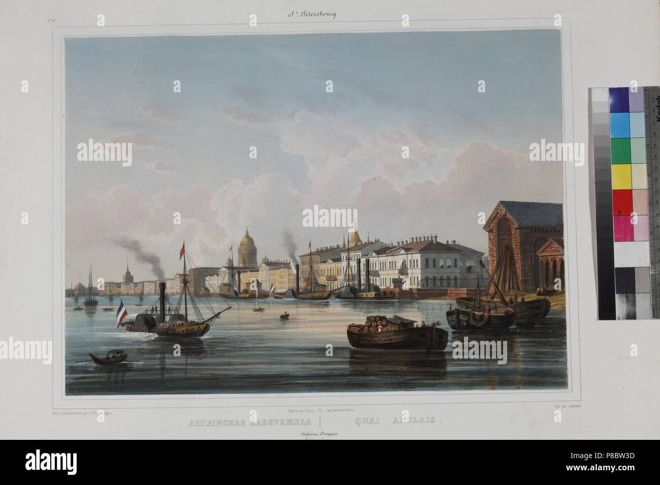 The English Embankment in Saint Petersburg. Museum: State Museum of A ...