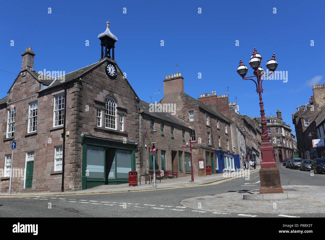 Exterior of Brechin Town House Museum Angus Scotland July 2018 Stock ...