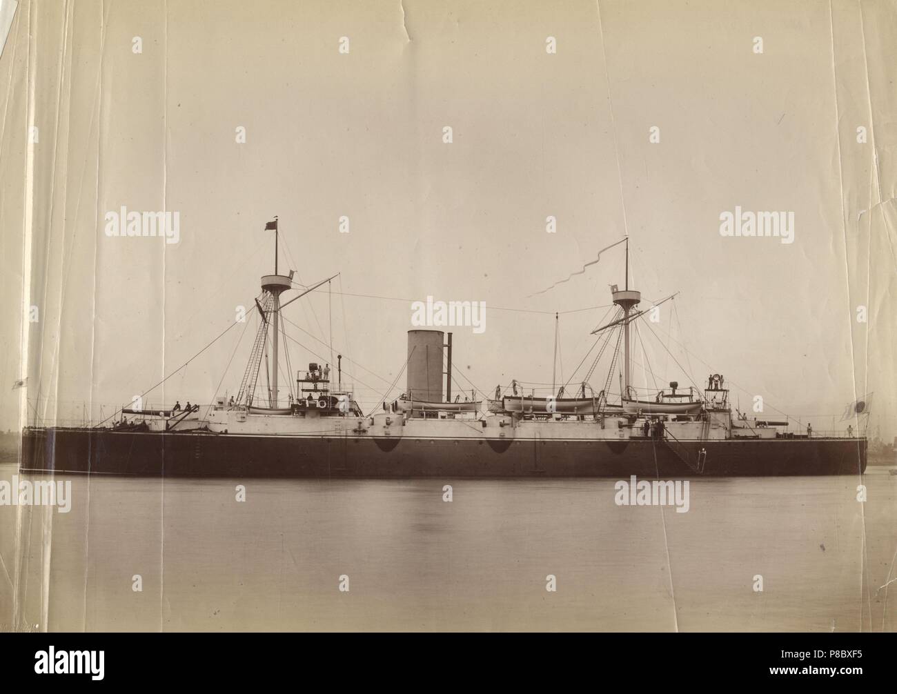 Japanese Cruiser Naniwa. Museum: State Central Navy Museum, St ...