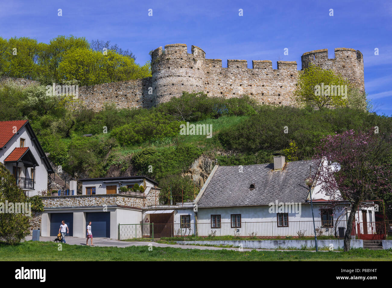 Castle in Devin, borough of Bratislava, one of the oldest castles in ...
