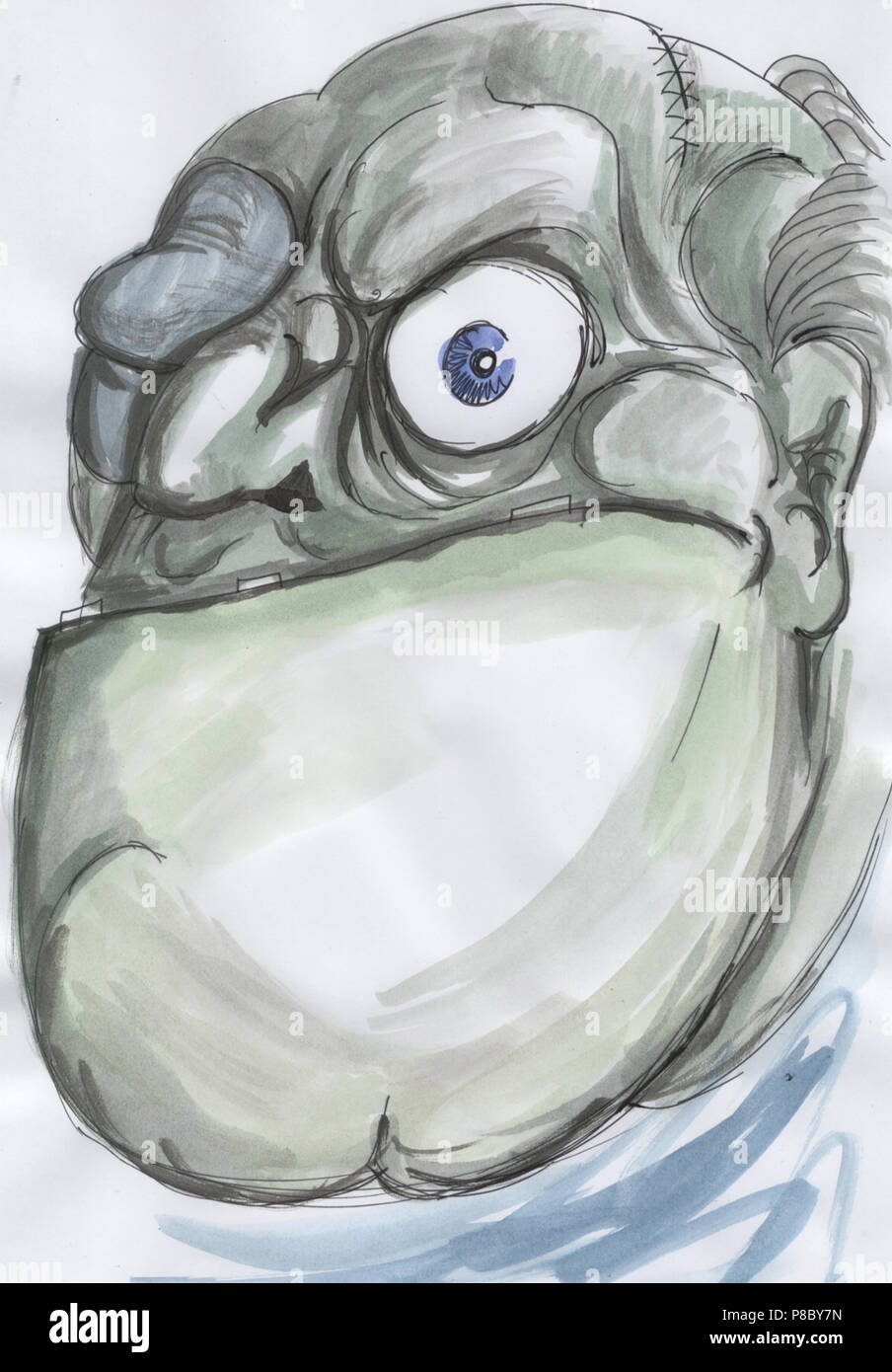 Hunchback monster hi-res stock photography and images - Alamy