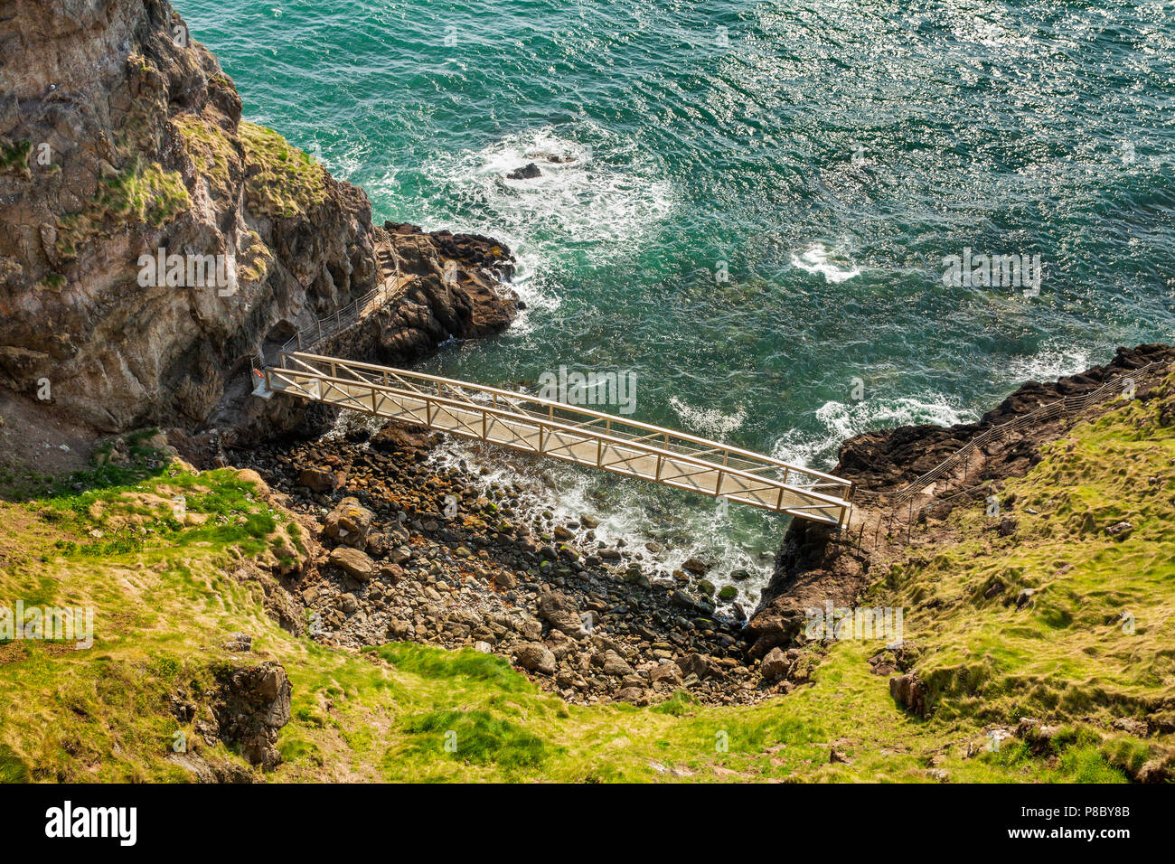 The gobbins cliff path hi-res stock photography and images - Alamy