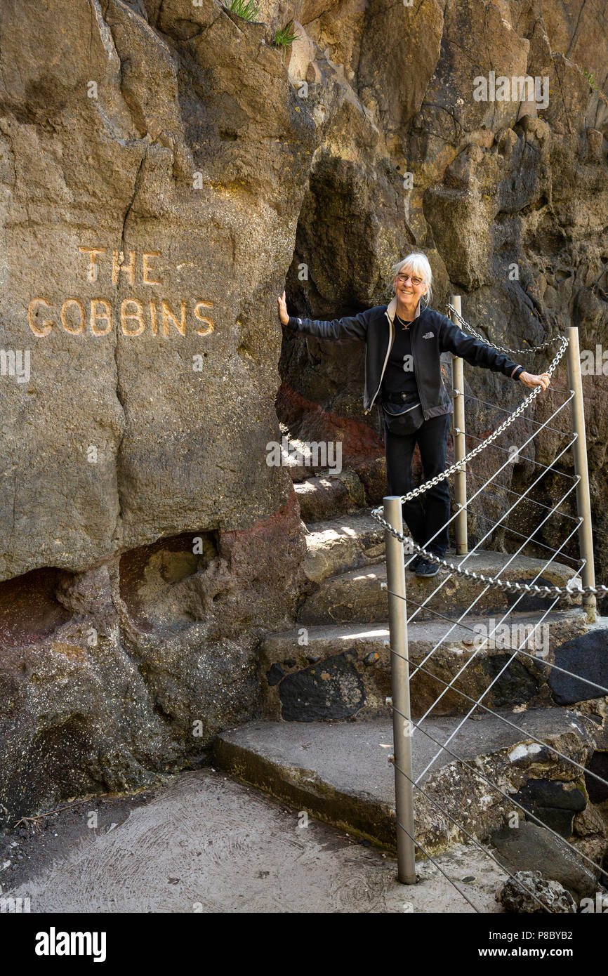 The gobbins cliff path hi-res stock photography and images - Alamy