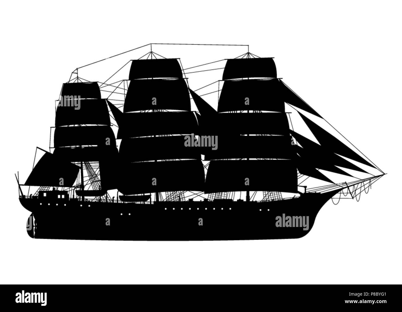 Mast rigged Stock Vector Images - Alamy