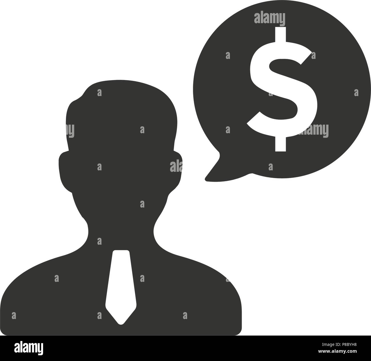 Business Manager Icon Stock Vector Image & Art - Alamy