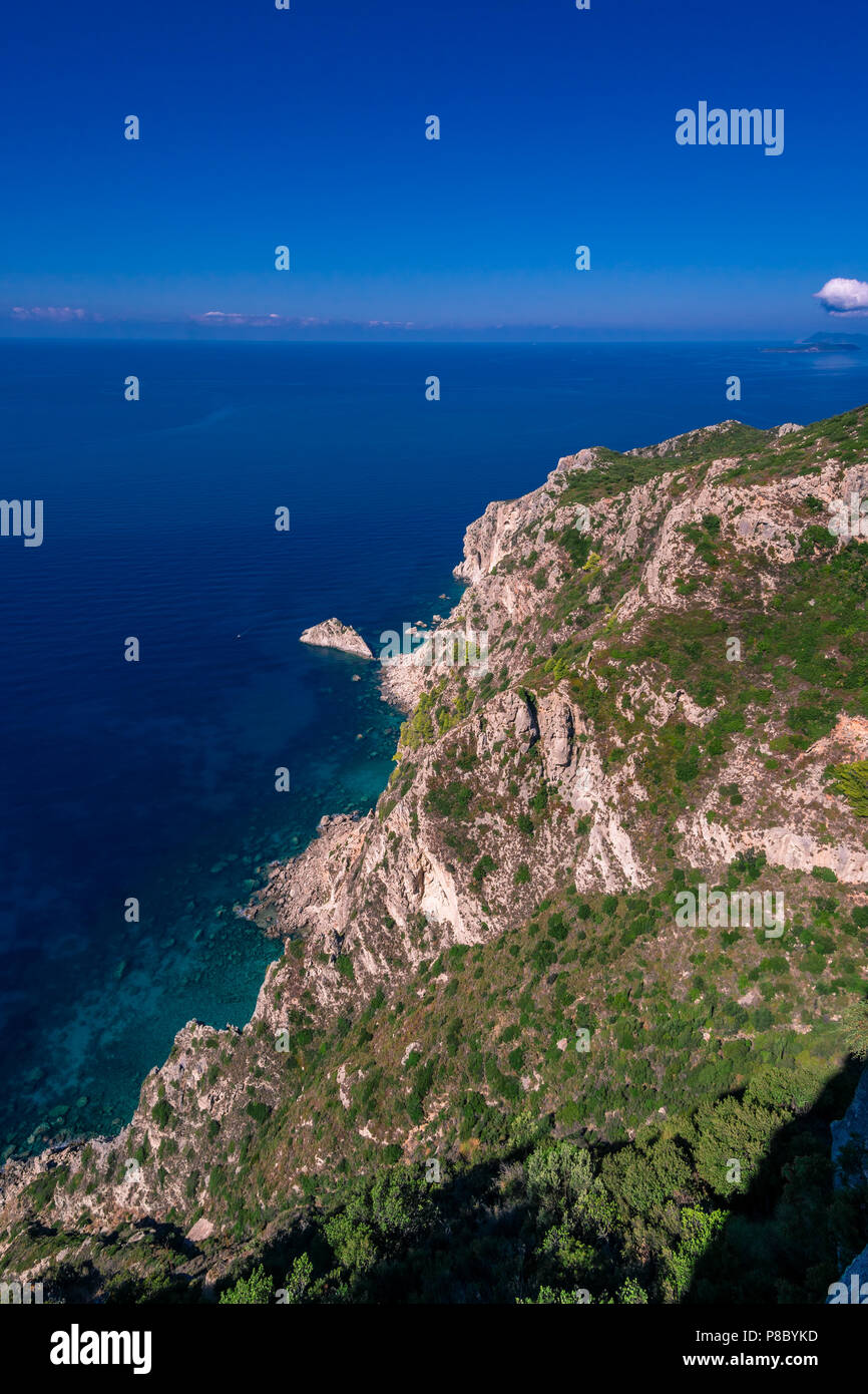 Aerial view over a shoreline Stock Photo - Alamy