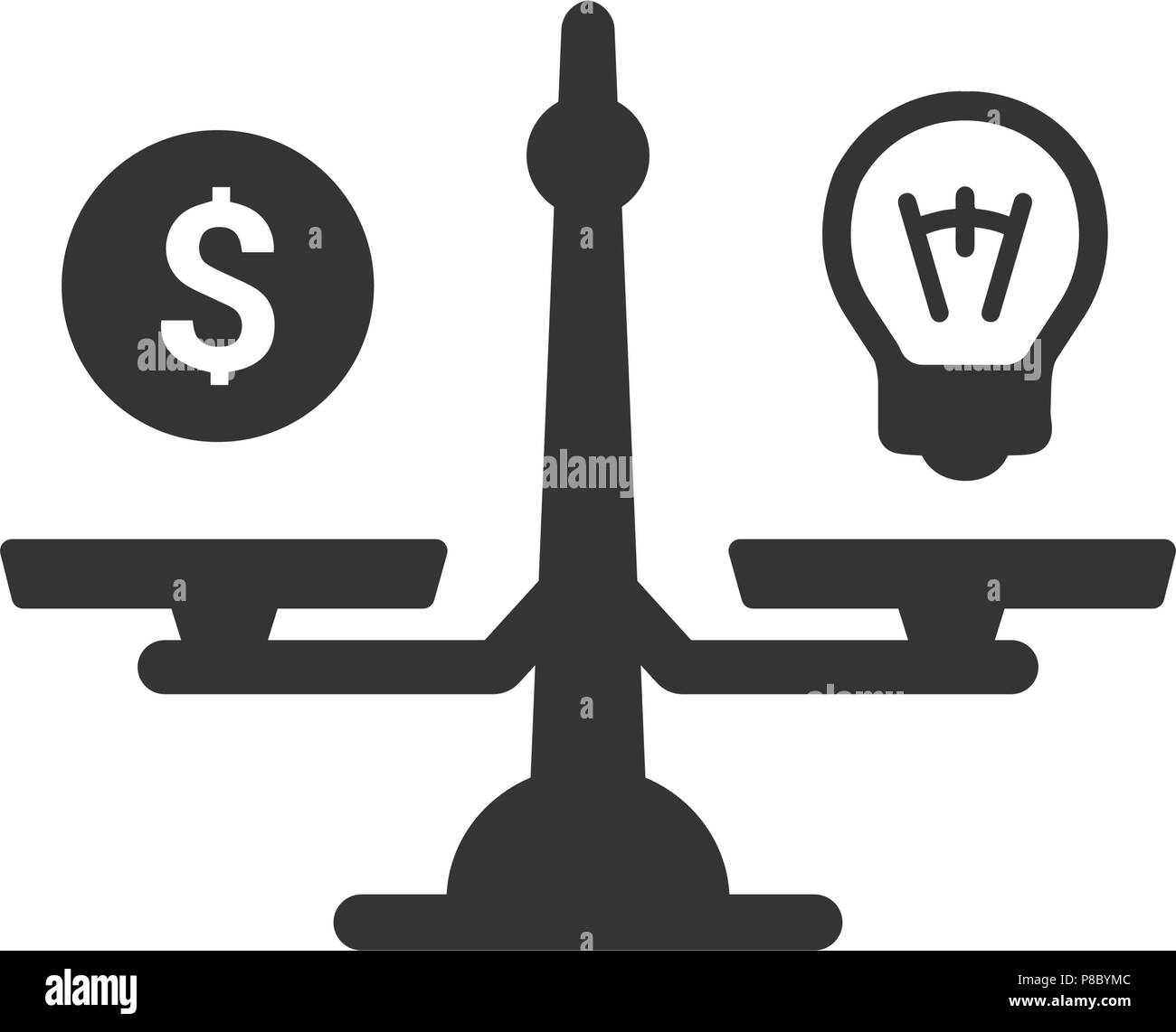Budget planning icon Stock Vector Images - Alamy