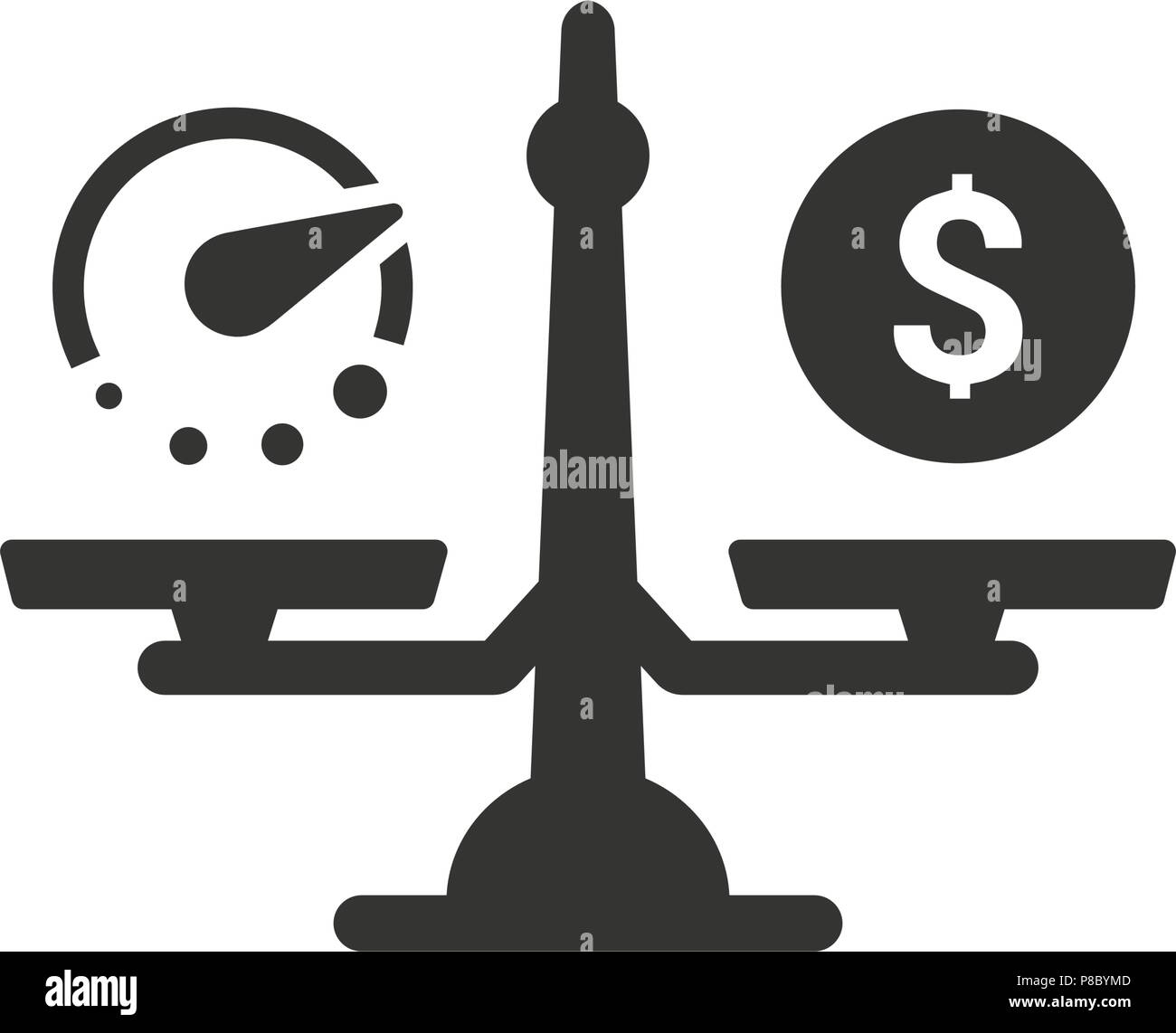 Budget Estimate Icon Stock Vector Image & Art - Alamy