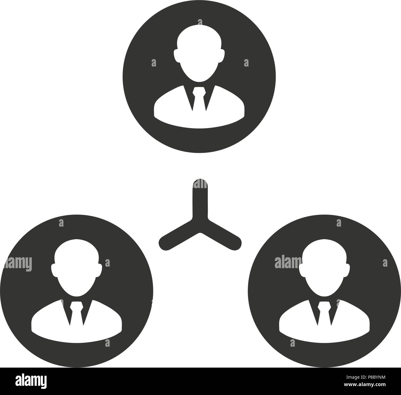 Teamwork Connection Icon Stock Vector Image & Art - Alamy