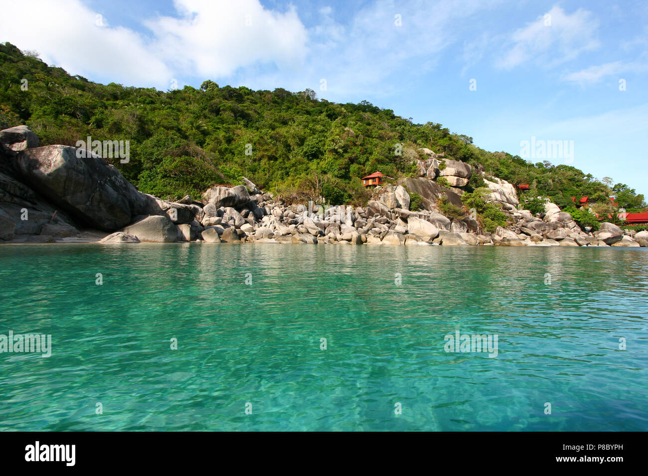 Sea at Nang Yuan island, Koh Tao, Thailand Stock Photo - Alamy