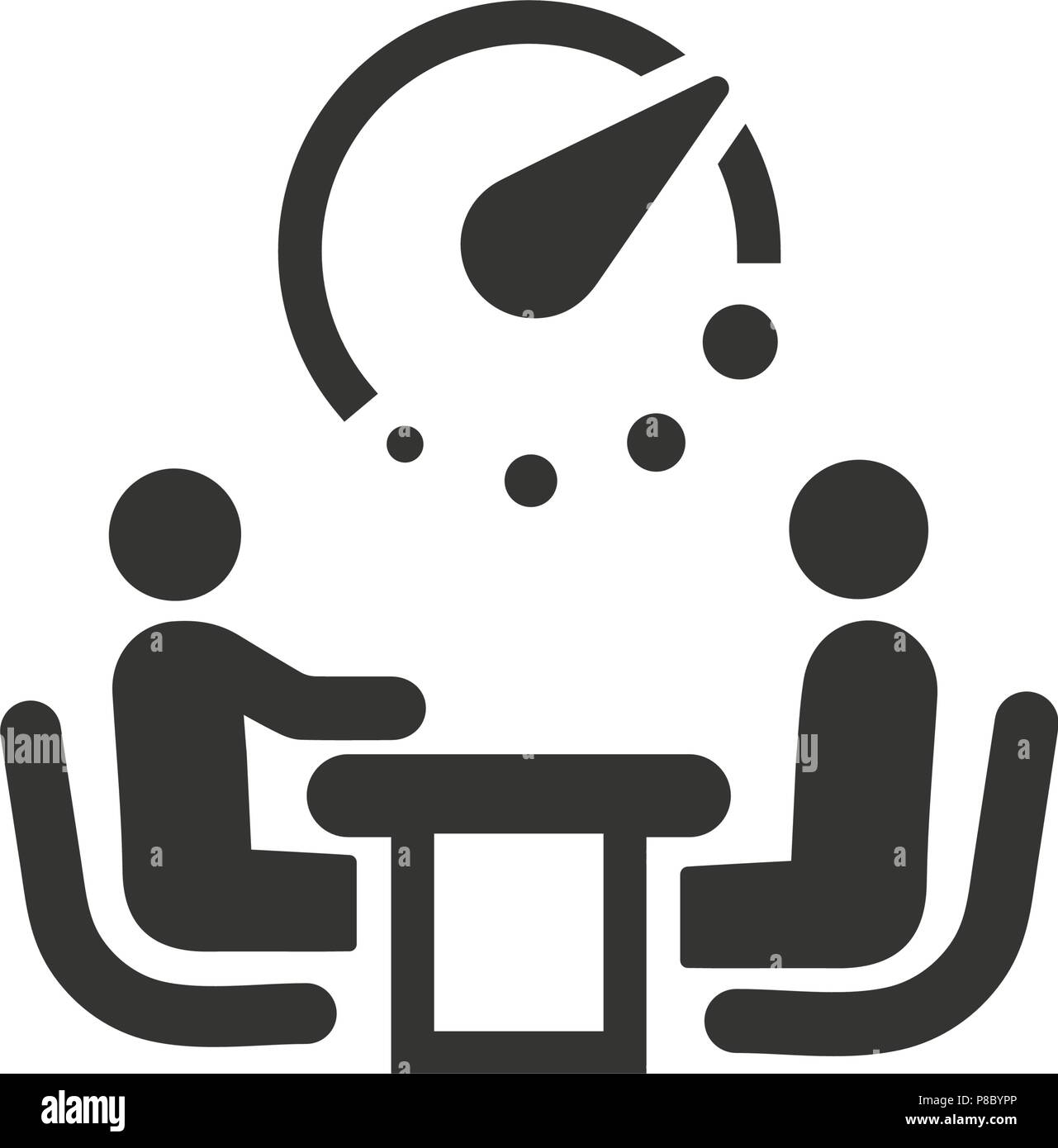 Business Meeting Icon Stock Vector Image & Art - Alamy