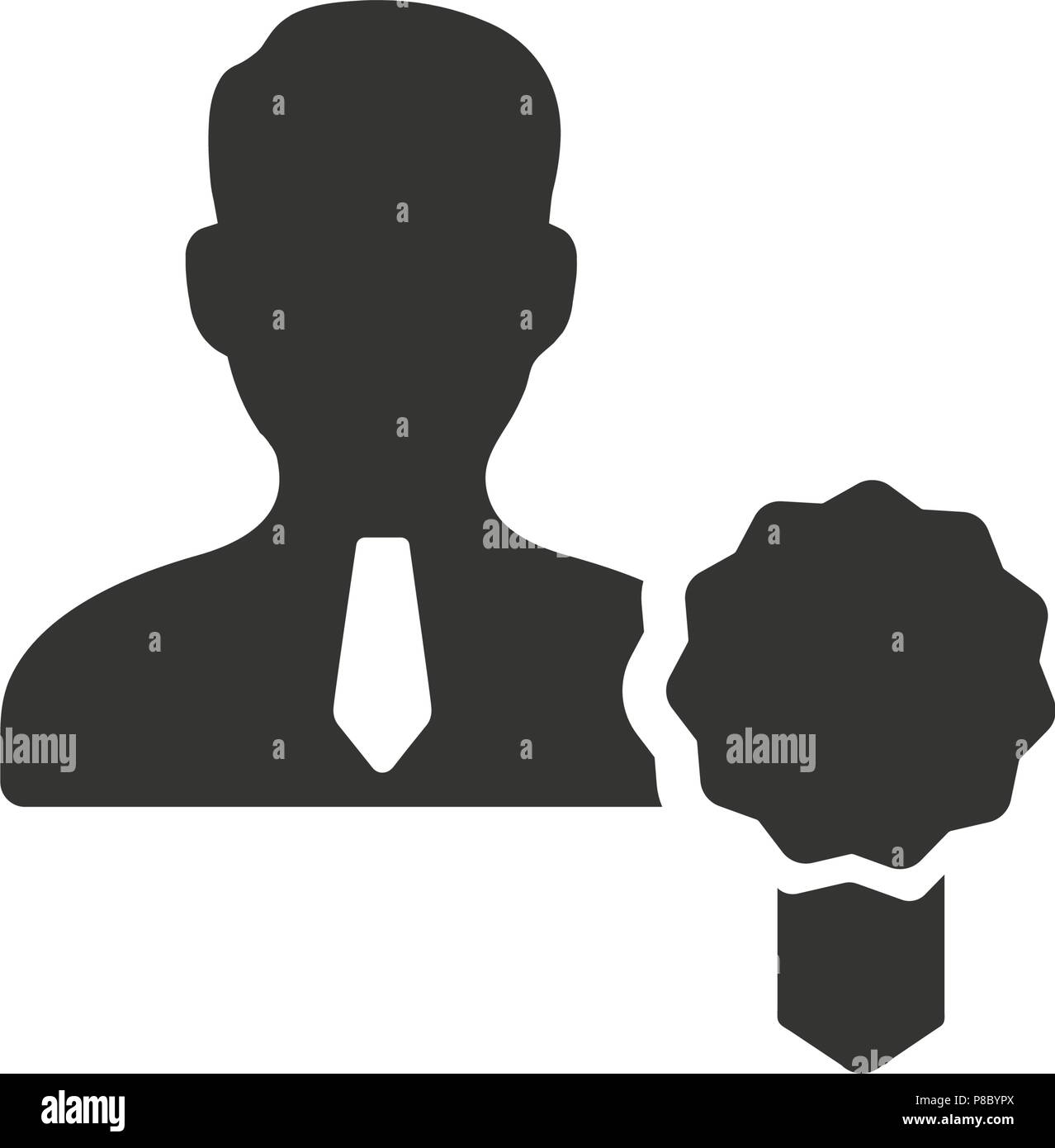 Employee Promotion Icon Stock Vector Image & Art - Alamy