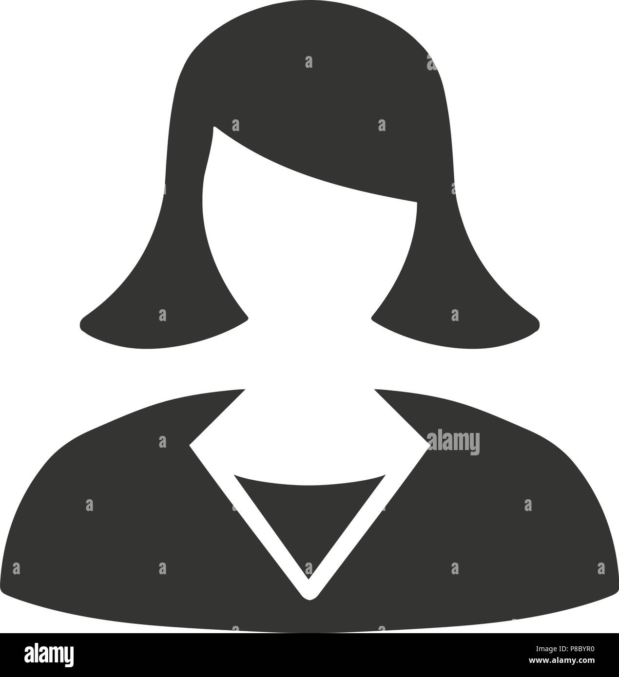 Business Woman Icon Stock Vector Image & Art - Alamy