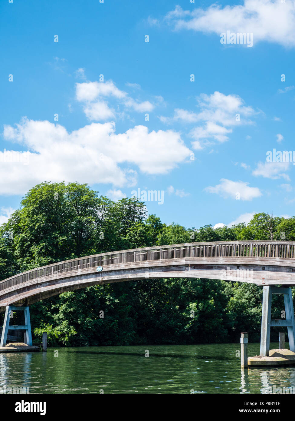 Uk longest wooden footbridge hi-res stock photography and images - Alamy