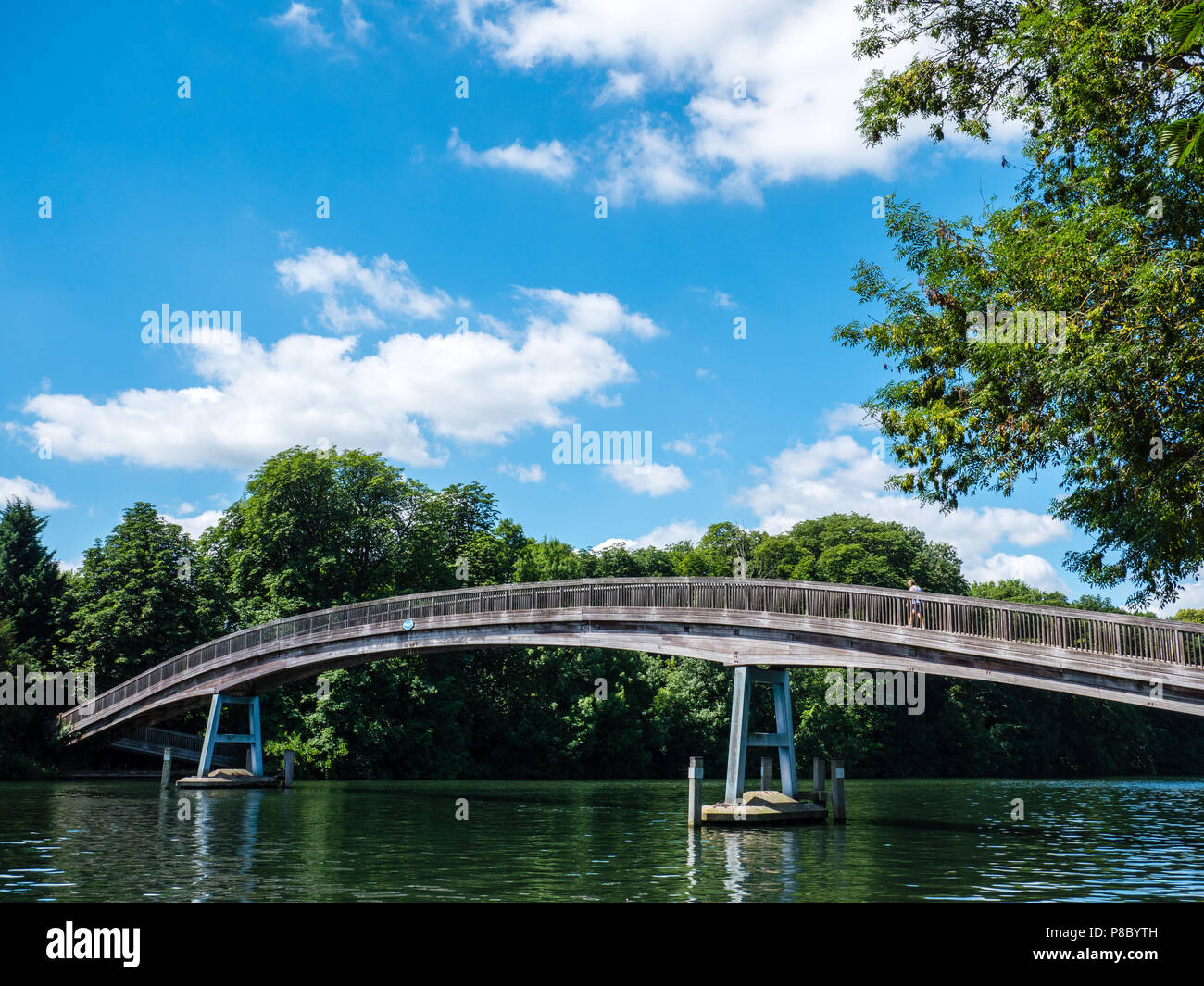 Uk longest wooden footbridge hi-res stock photography and images - Alamy