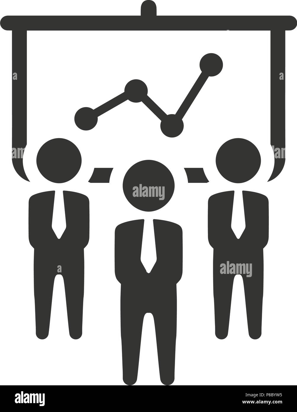 Group presentation icon Stock Vector Image & Art - Alamy