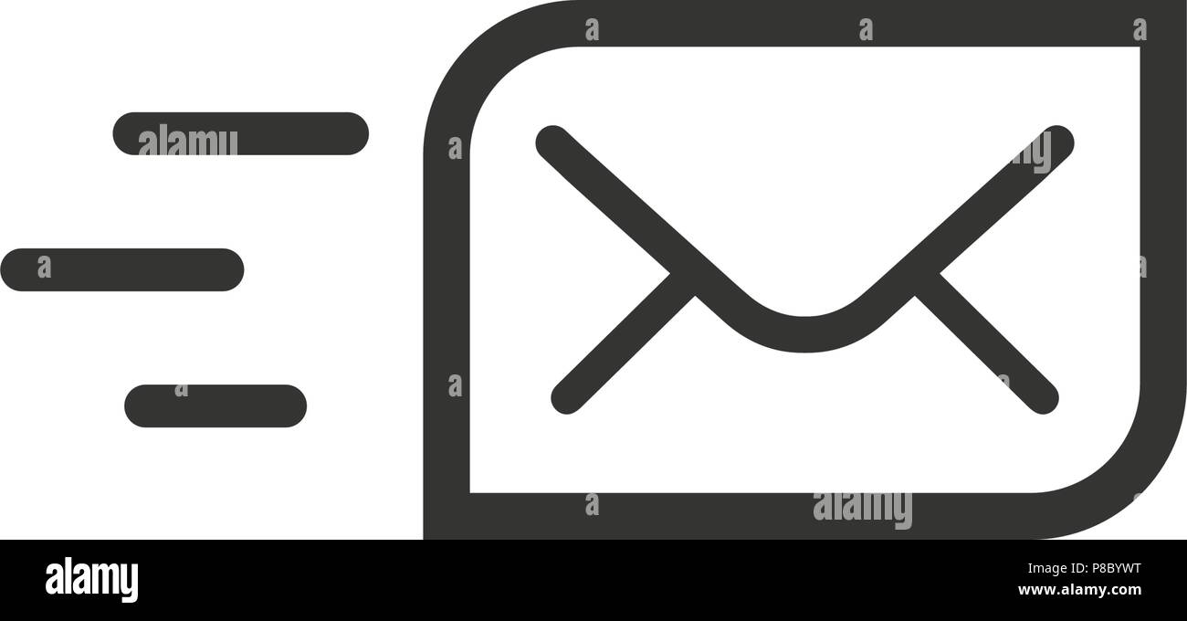 Fast Mail Icon Stock Vector Image & Art - Alamy