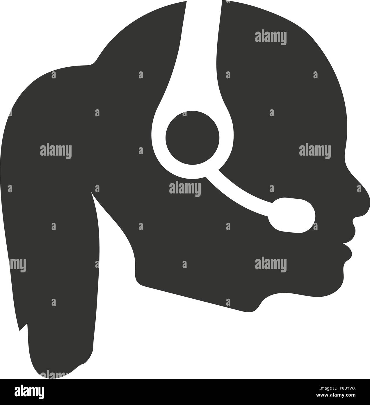 Call Centre Icon Stock Vector Image & Art - Alamy