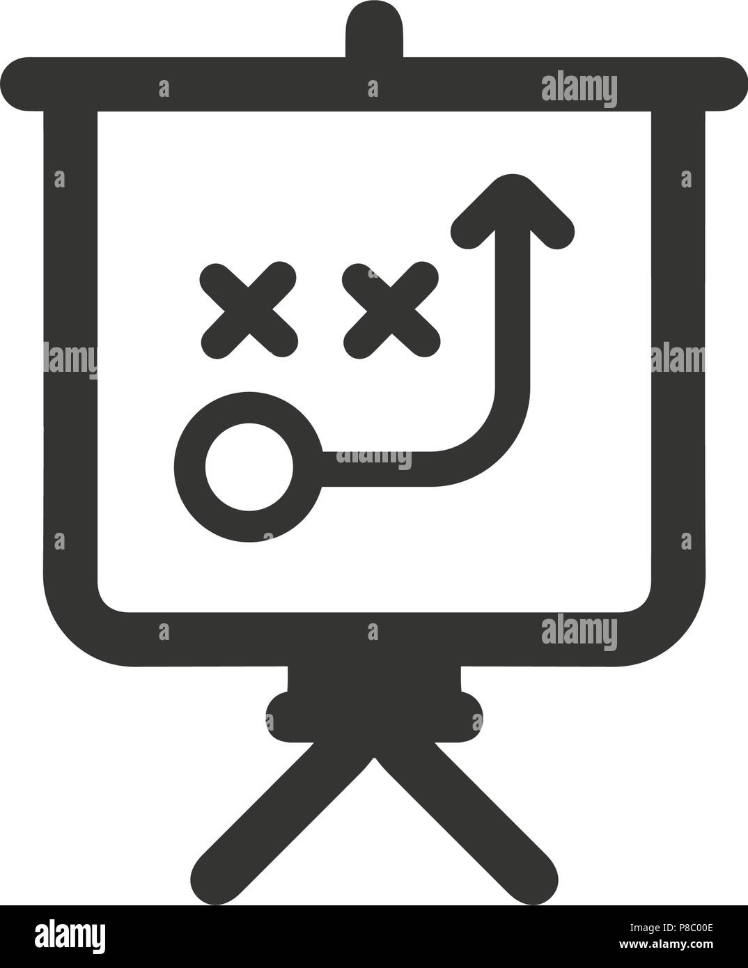 Presenting a Strategic Planning Icon Stock Vector Image & Art - Alamy