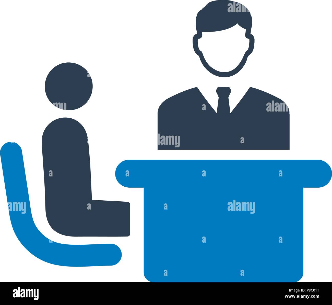 Business Discussion Icon Stock Vector Image & Art - Alamy