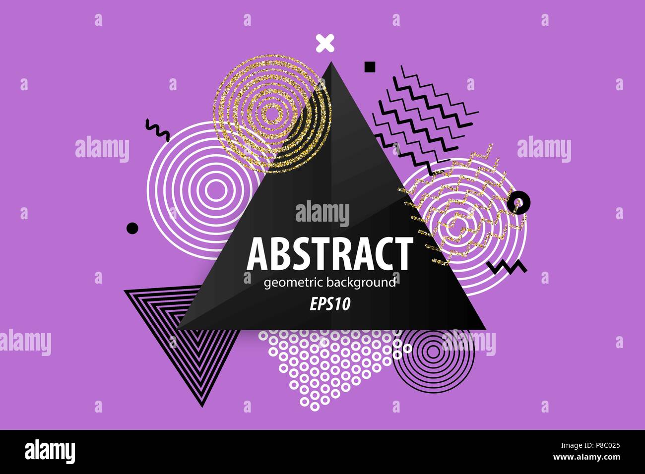 Holiday Abstract Geometric Invitation Stock Vector Image Art Alamy