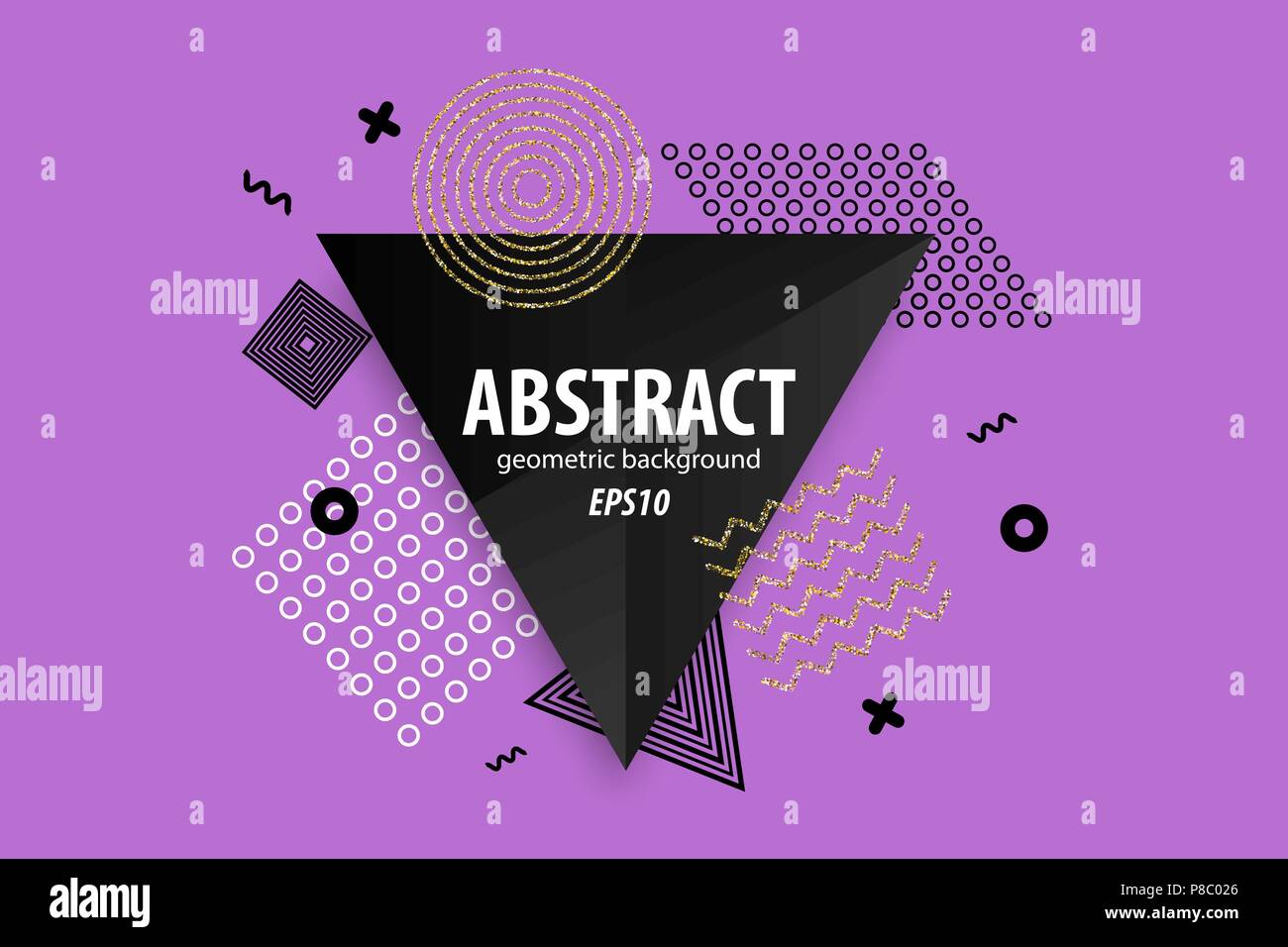 Holiday abstract geometric invitation Stock Vector Image & Art - Alamy
