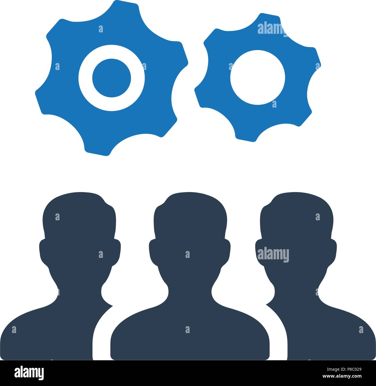 Teamwork icon hi-res stock photography and images - Alamy