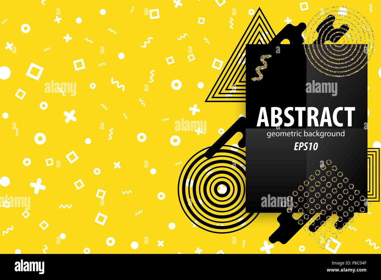 Holiday abstract geometric invitation Stock Vector Image & Art - Alamy