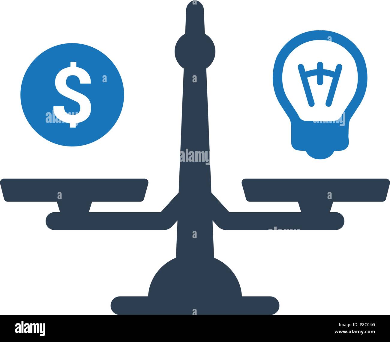 Budget planning icon Stock Vector Images - Alamy