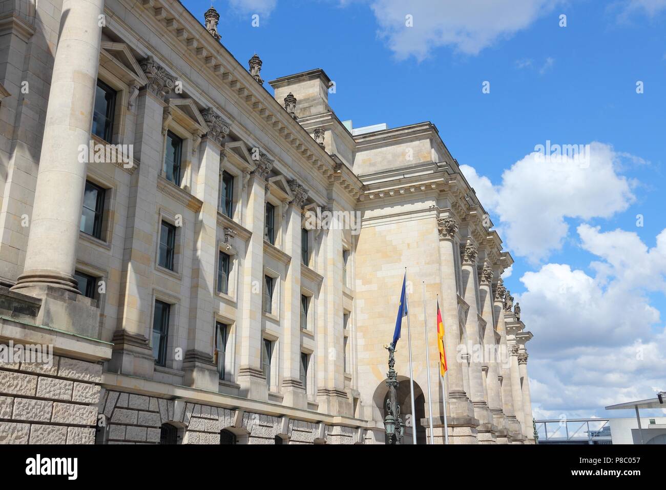 Reichstag building, German parliament house. Berlin, Germany Stock ...