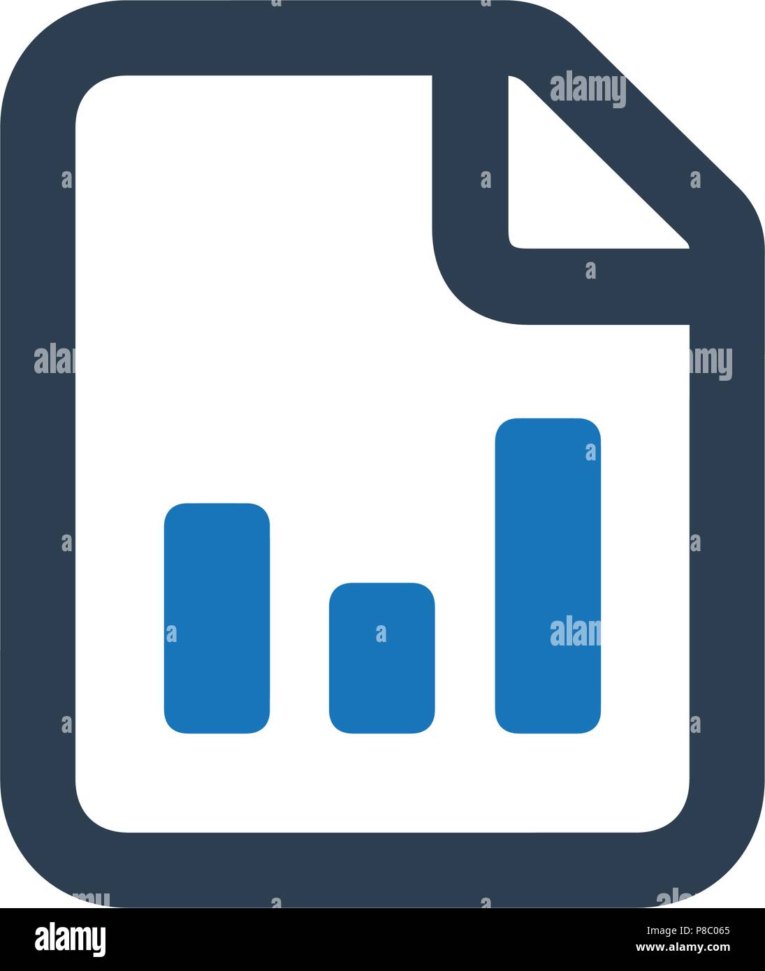 Business Report Icon Stock Vector Image & Art - Alamy