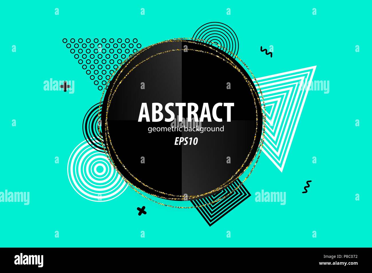 Holiday abstract geometric invitation Stock Vector Image & Art - Alamy