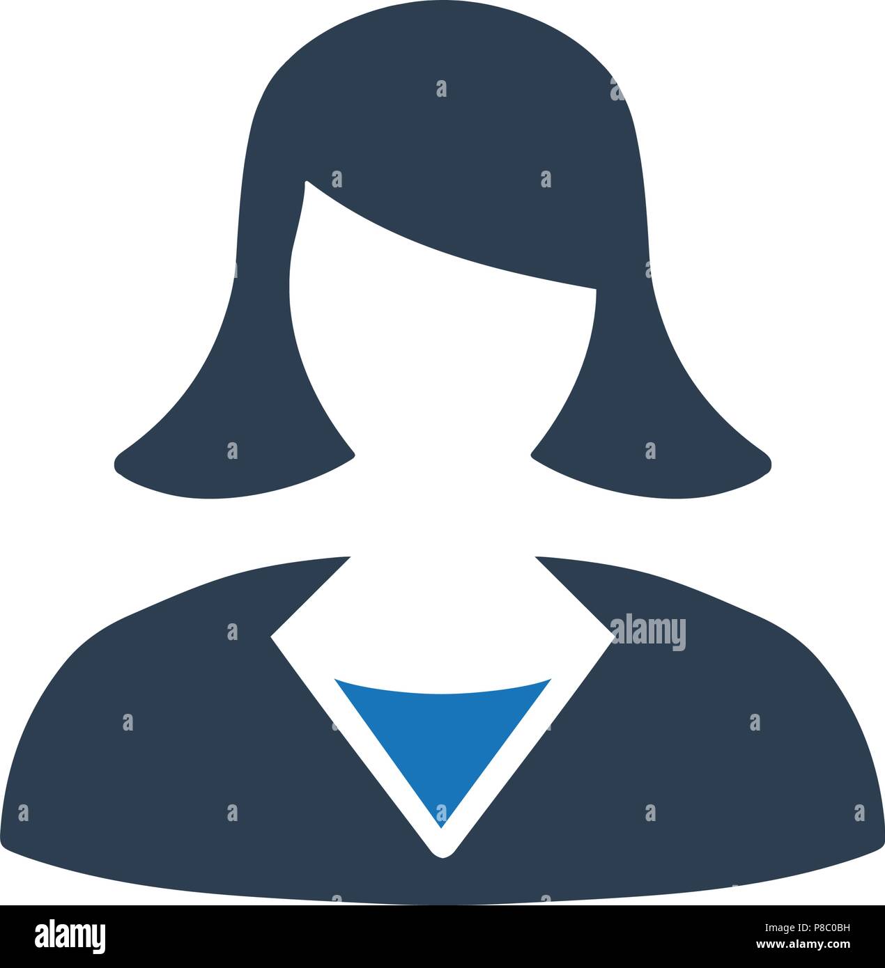 Business Woman Icon Stock Vector Image & Art - Alamy