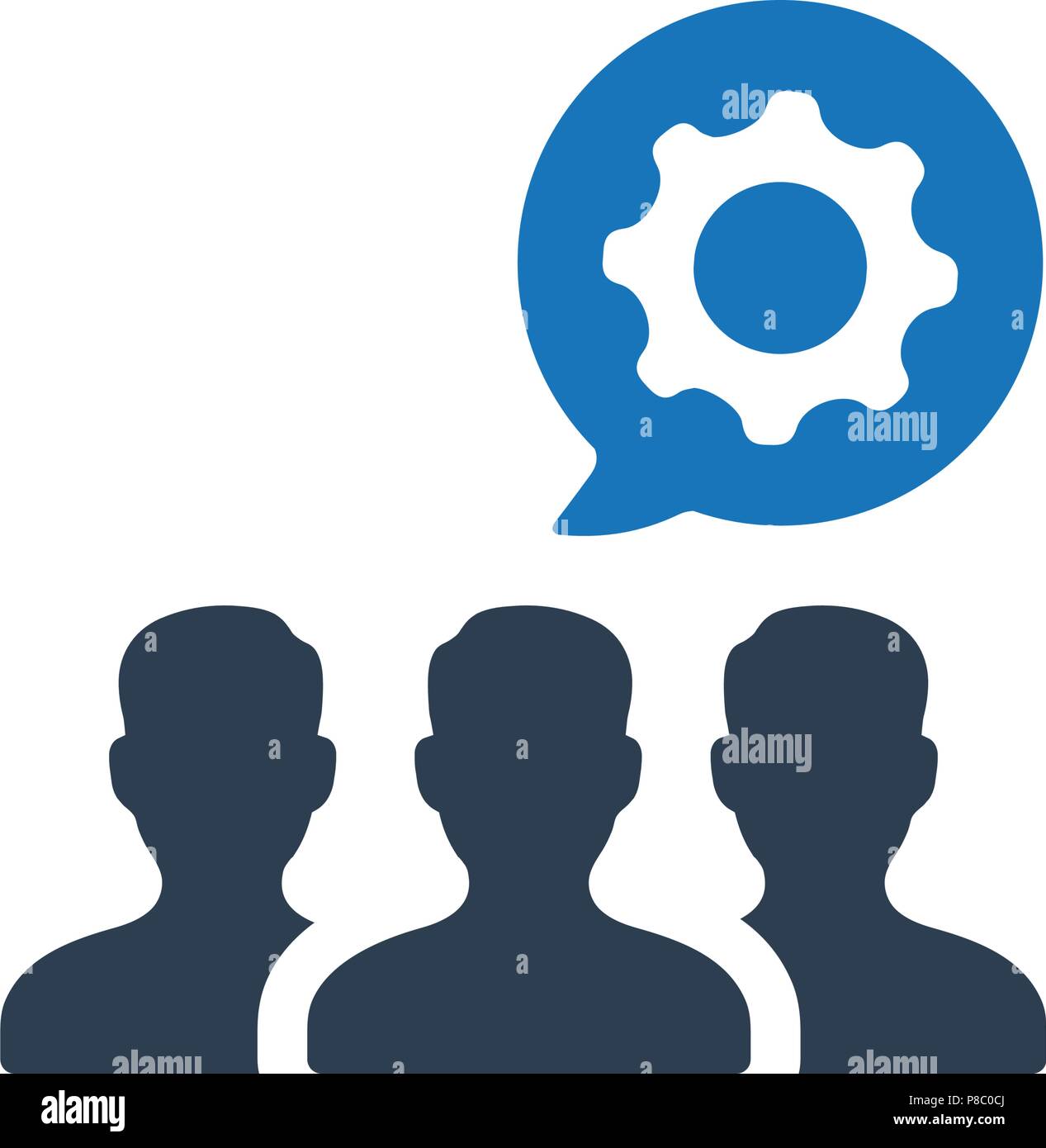 Technical Team Icon Stock Vector Image & Art - Alamy