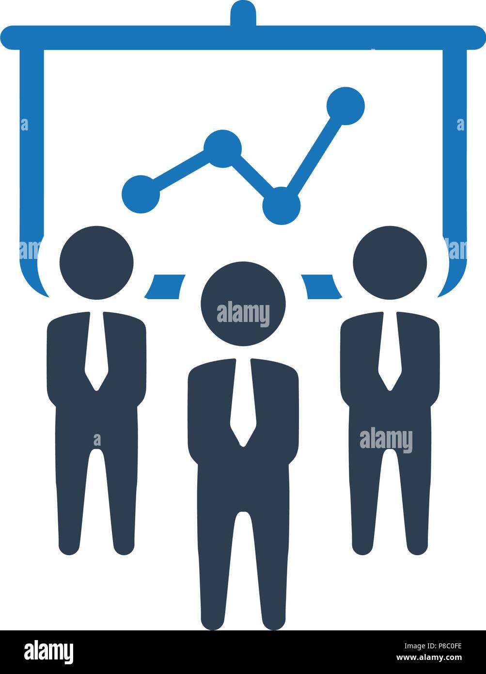 Group presentation icon Stock Vector Image & Art - Alamy