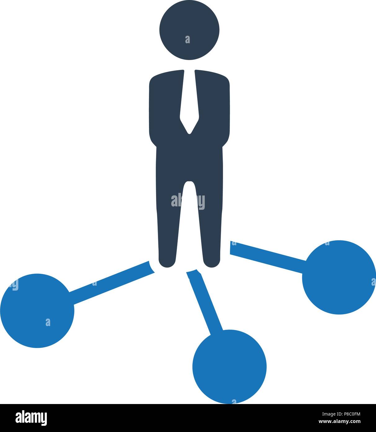 Business Network Icon Stock Vector Image & Art - Alamy