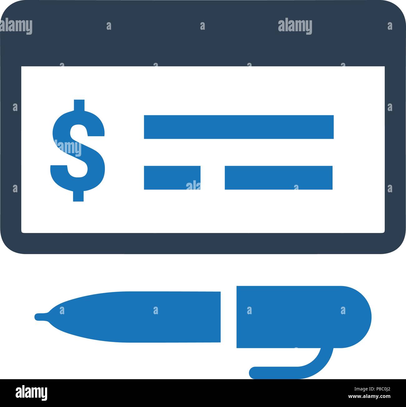 Writing receipt Stock Vector Images - Alamy