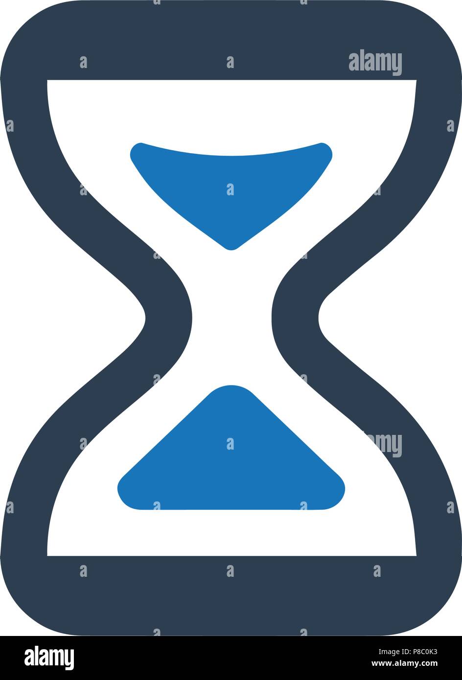 Hourglass loading Stock Vector Images - Alamy