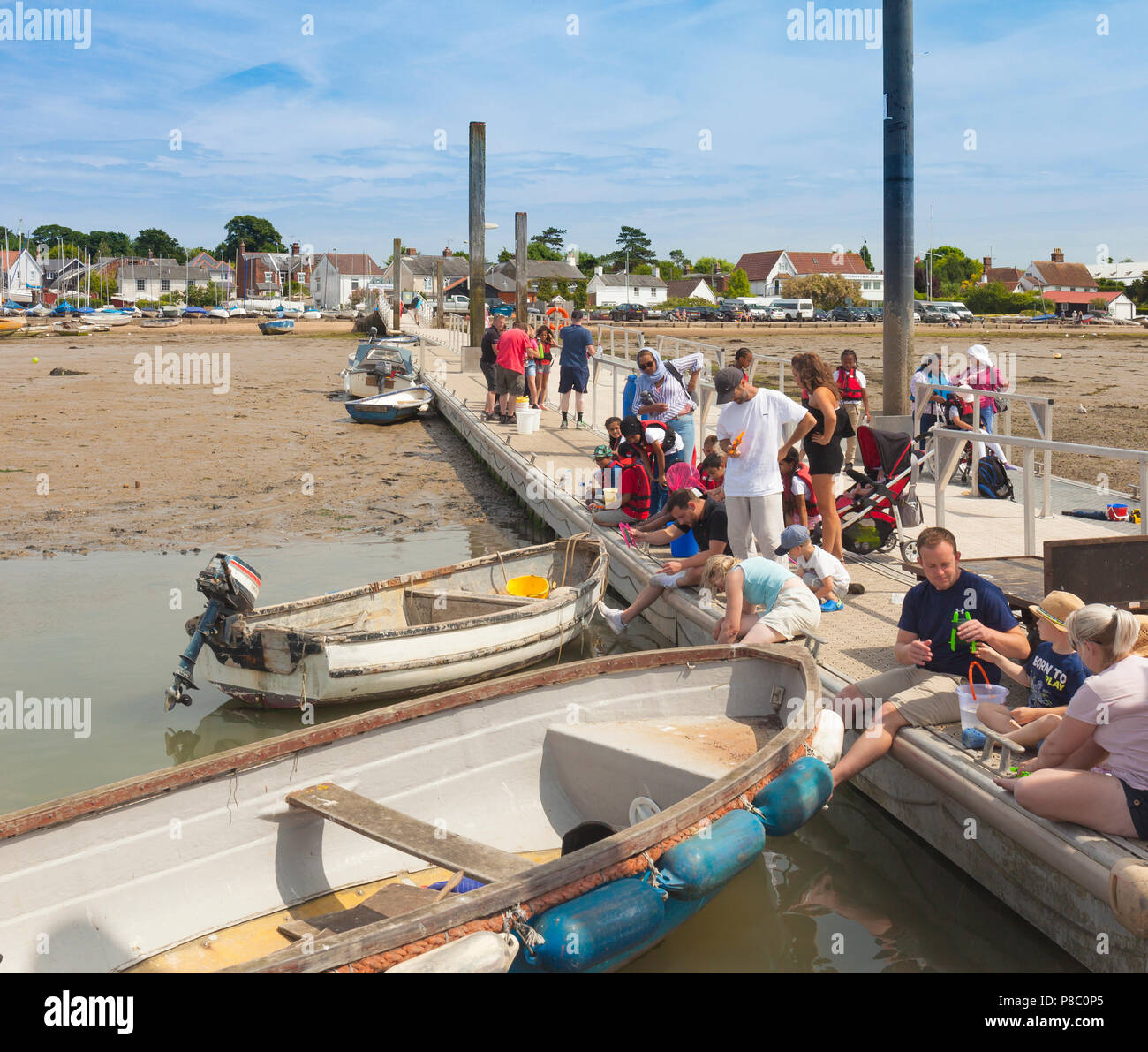 Mersea pontoon hi-res stock photography and images - Alamy