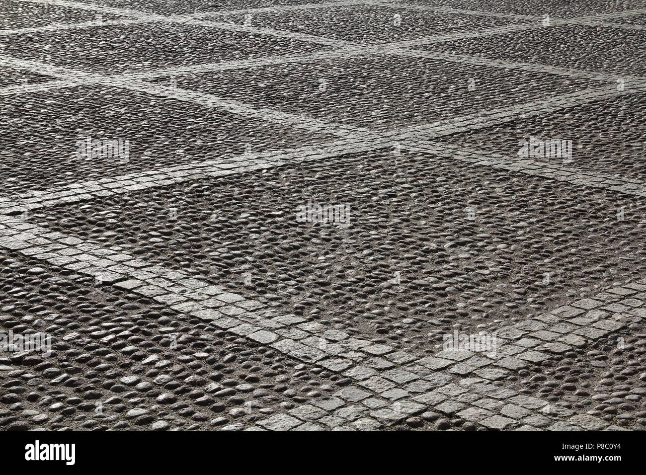 Stockholm, Sweden. Cobblestone background texture. Cobbled square in ...
