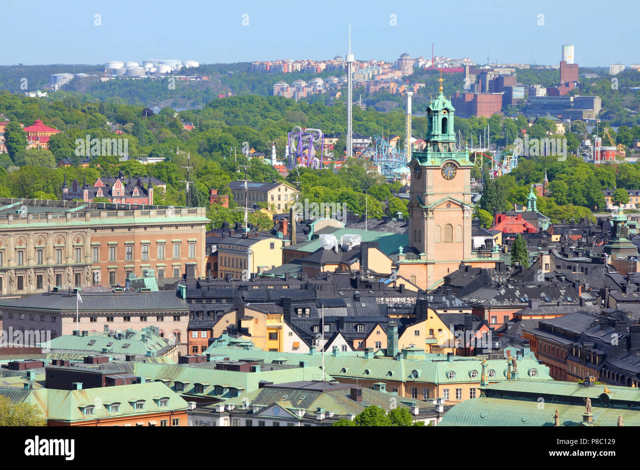 Stockholm, Sweden. View of famous Gamla Stan (the Old Town ...