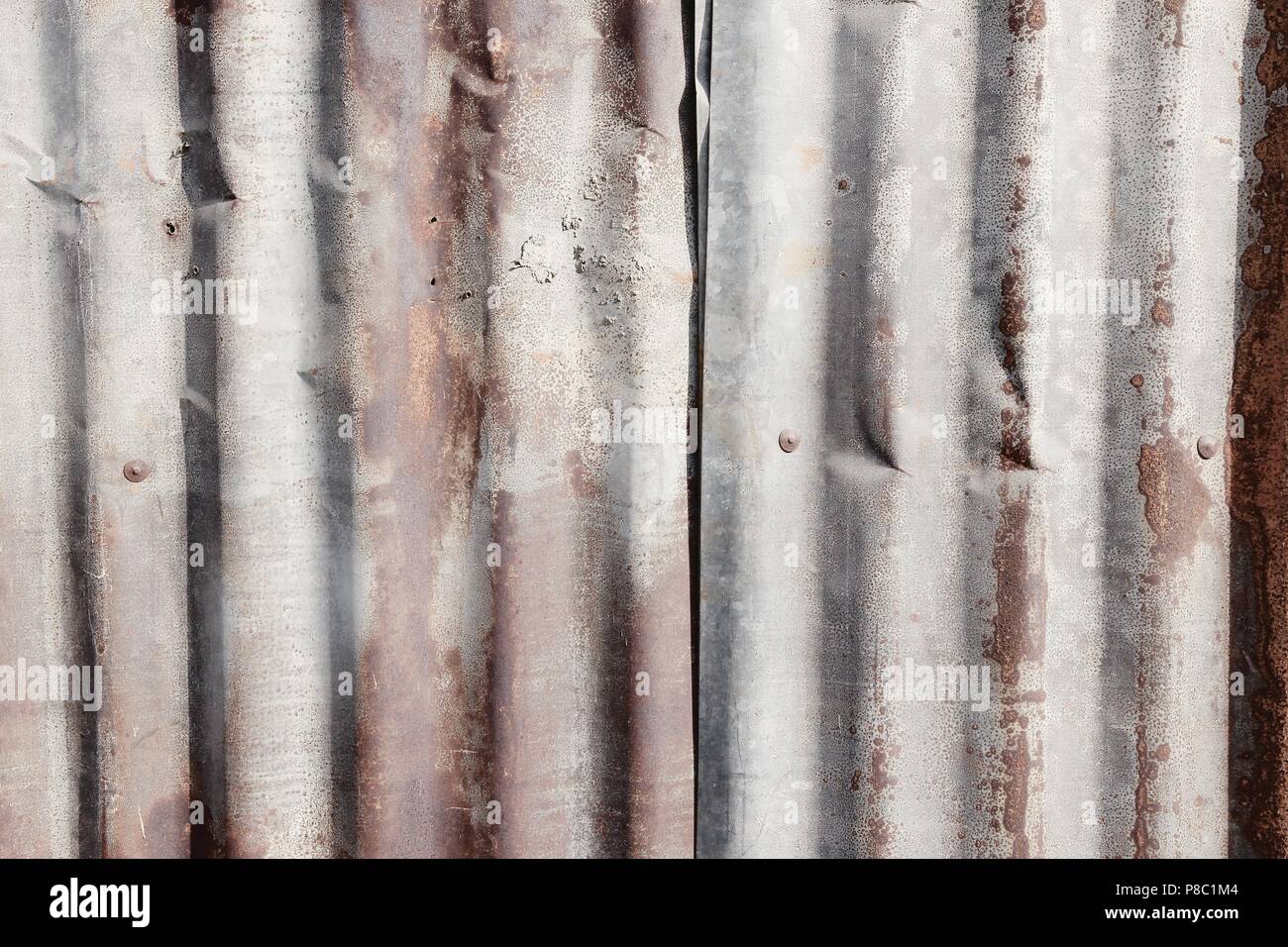 Old galvanized steel hi-res stock photography and images - Alamy