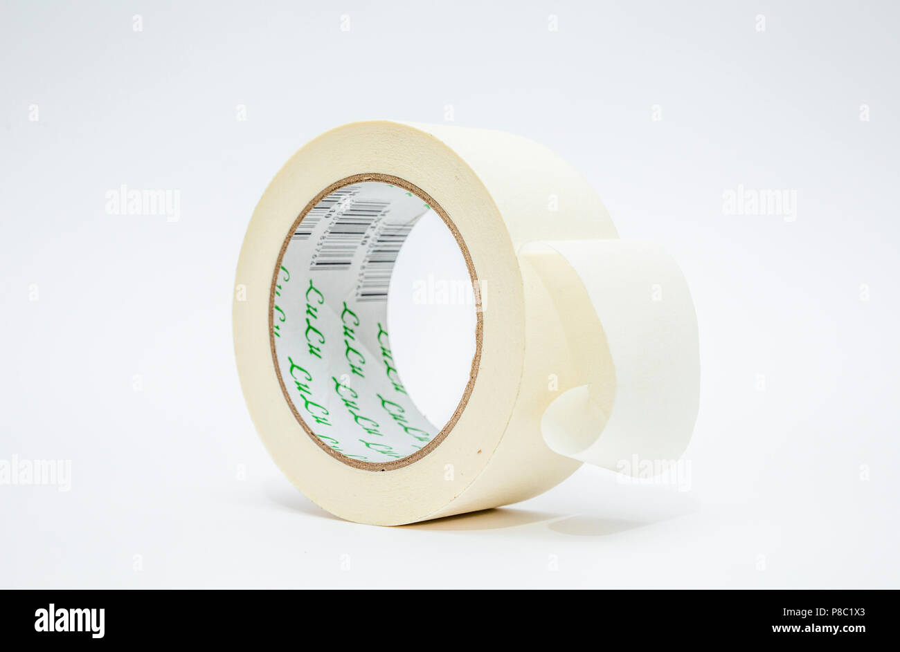 adhesive tape in white background Stock Photo - Alamy