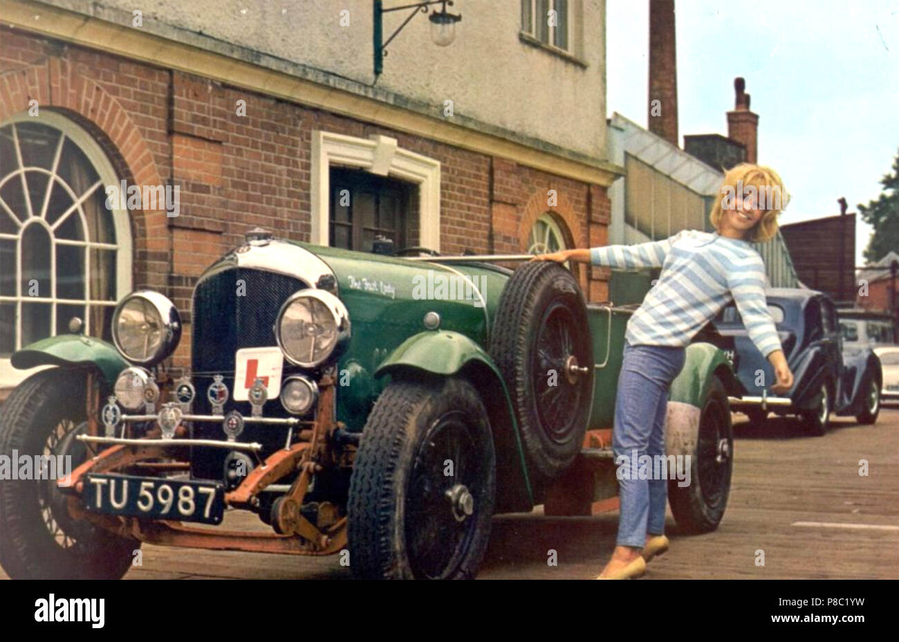 THE FAST LADY 1962 Independent Artists film with Julie Christie Stock ...