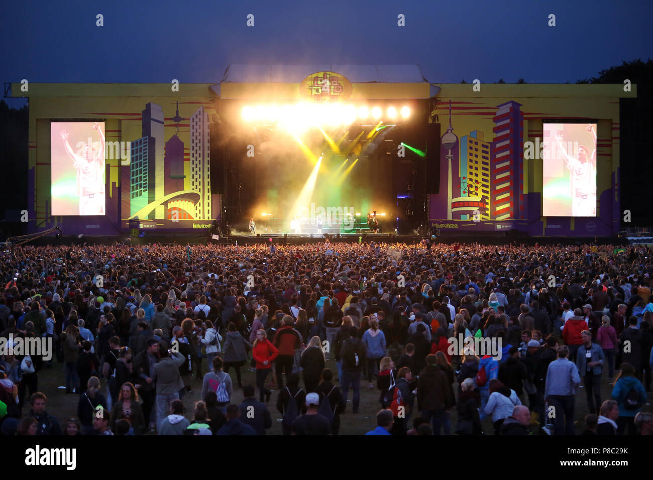 Hoppegarten, Germany, Crowd at Lollapalooza Berlin 2017 at the ...