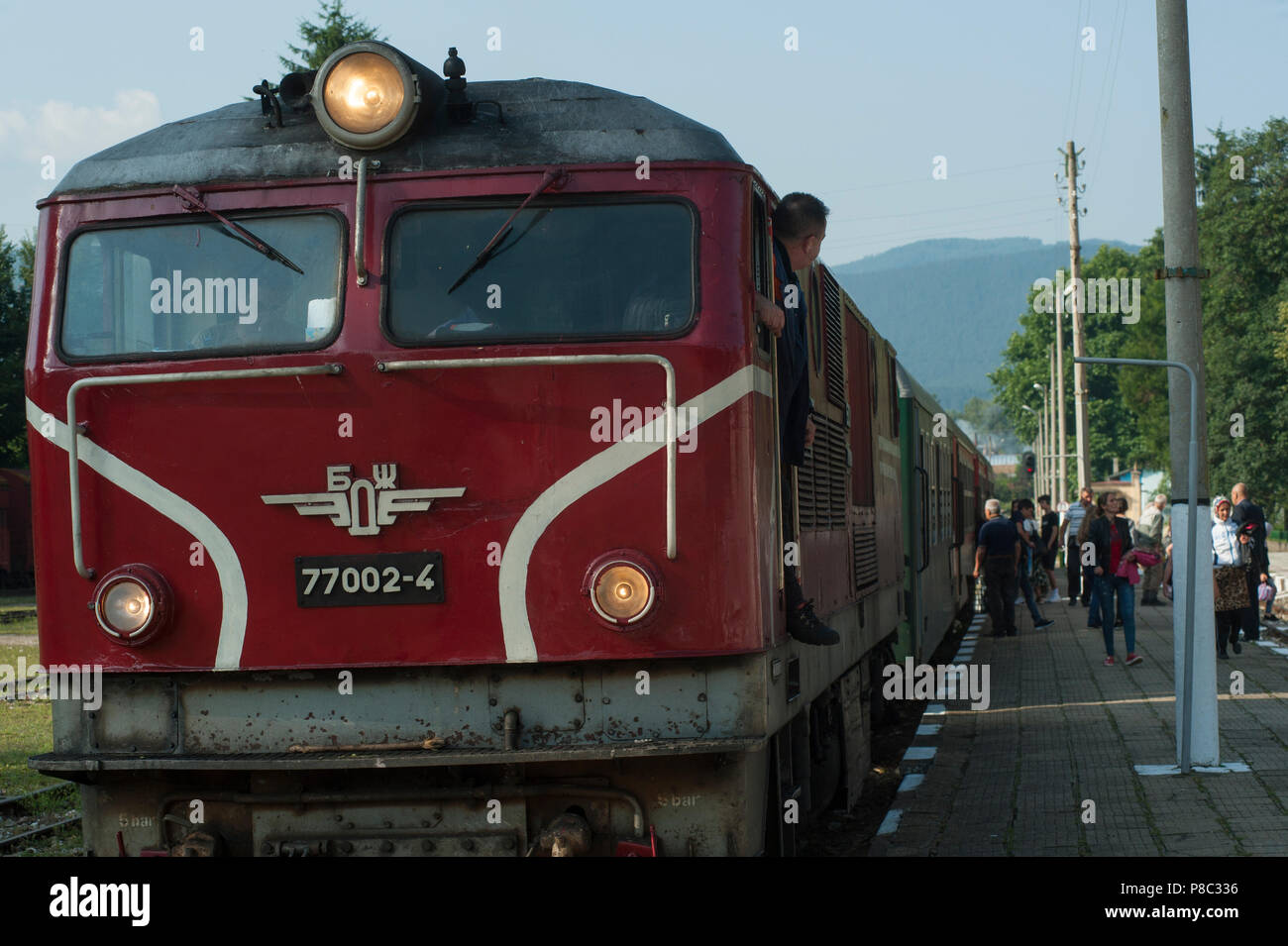 Train Travel Bulgaria, Balkans Stock Photo - Alamy