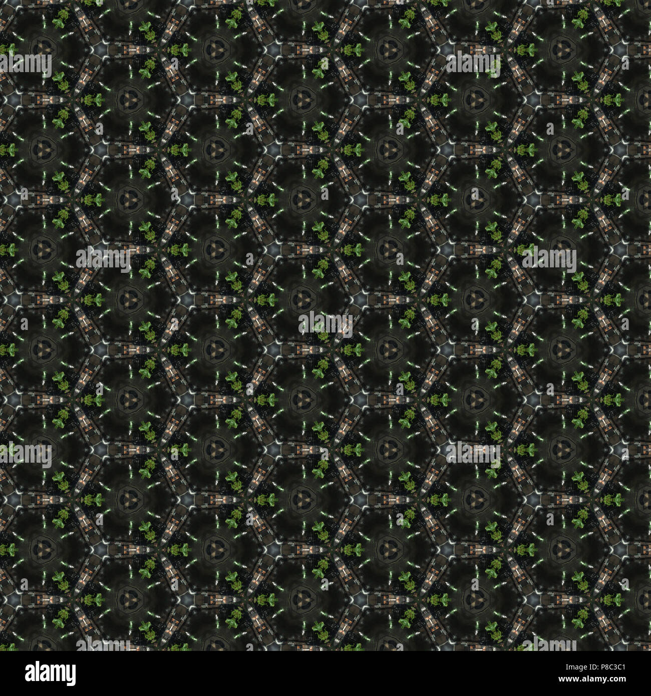 Green abstract pattern design background from geometric shape, You can ...
