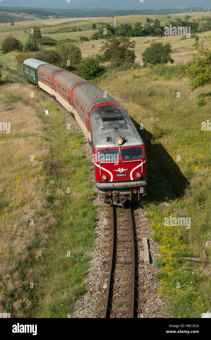 Train Travel Bulgaria, Balkans Stock Photo - Alamy