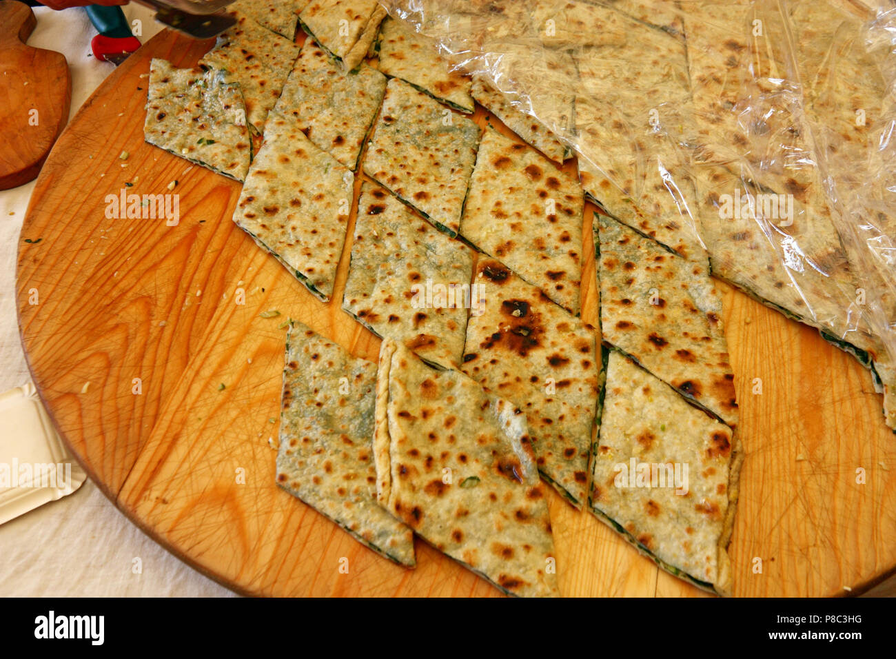 Soparnik is a pie with a filling of Swiss chard. It is the most famous ...