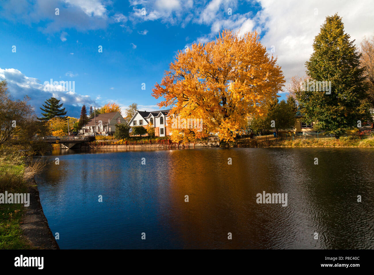 Fall colours in eastern townships hi-res stock photography and images ...